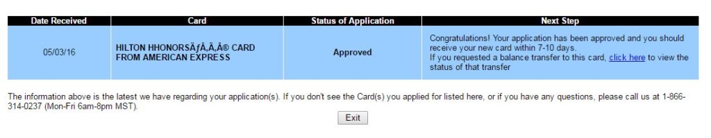 Amex credit card Application Status - The Travel Sisters