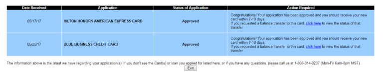 Check Amex Card Application Status + Reconsideration Line