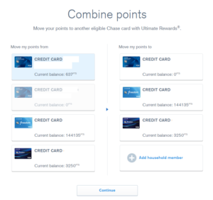 How To Combine or Transfer Chase Ultimate Rewards Points Between ...