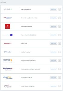 List of Chase Ultimate Rewards Transfer Partners (2021)
